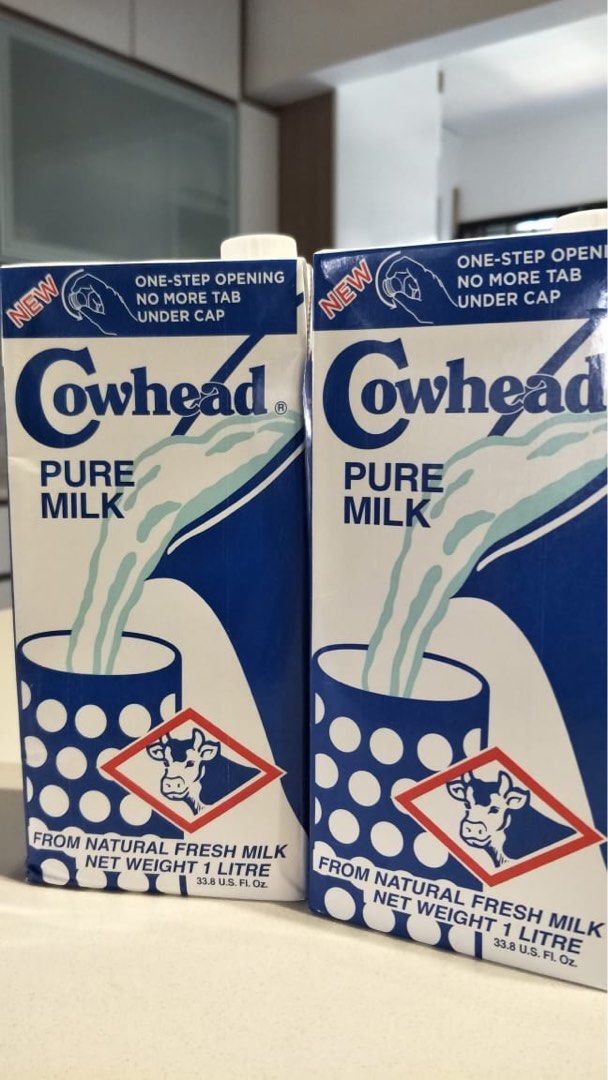 Cowhead UHT Full Cream Milk, Food & Drinks, Beverages on Carousell