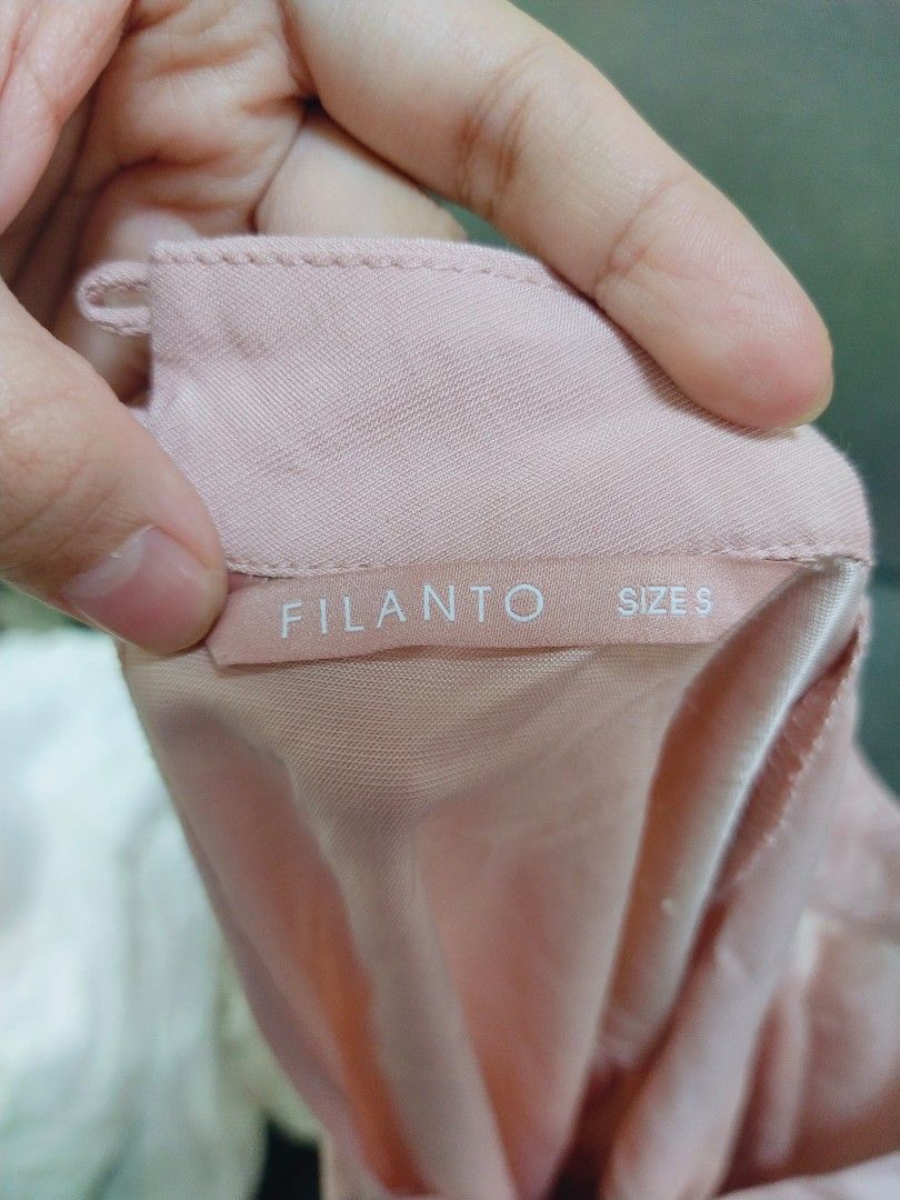 Cream Nude Filanto Top, Women's Fashion, Tops, Blouses on Carousell