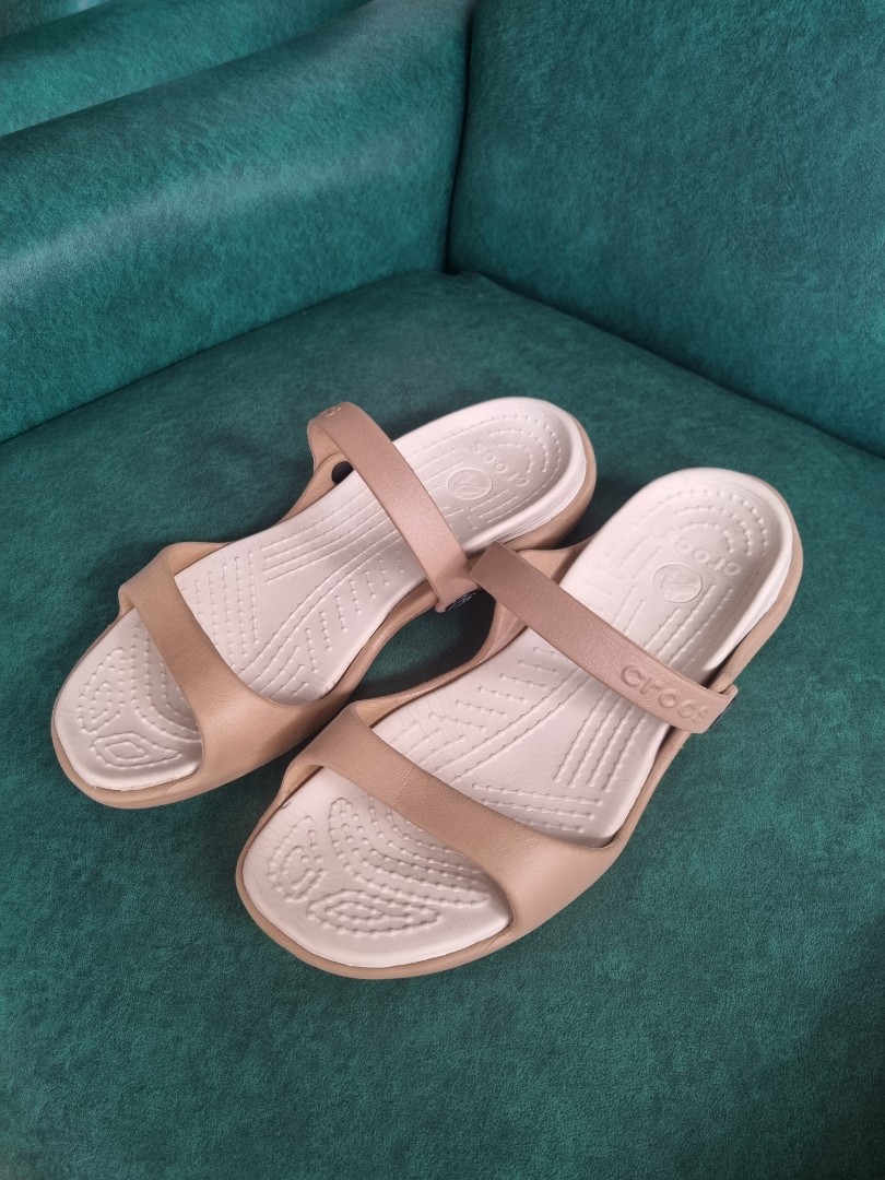 Crocs Double Strap Slip Ons on Carousell