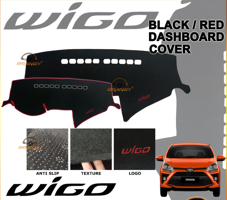 Dashboard Cover for Toyota Wigo 2014 to 2022 Dash board Cover Dash Mat ...