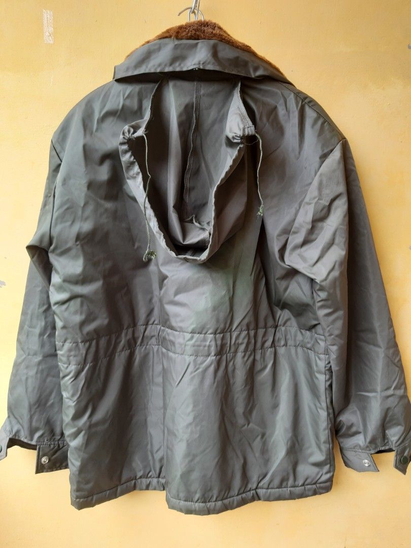 De Luxe Mens Winter Parka Sherpa Jacket with hood, Men's Fashion, Coats ...
