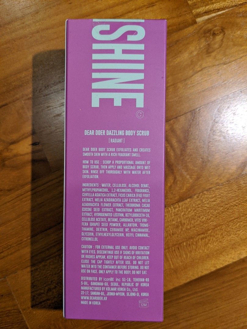 Dear Doer Dazzling Body Scrub (100ml), Beauty & Personal Care, Bath ...
