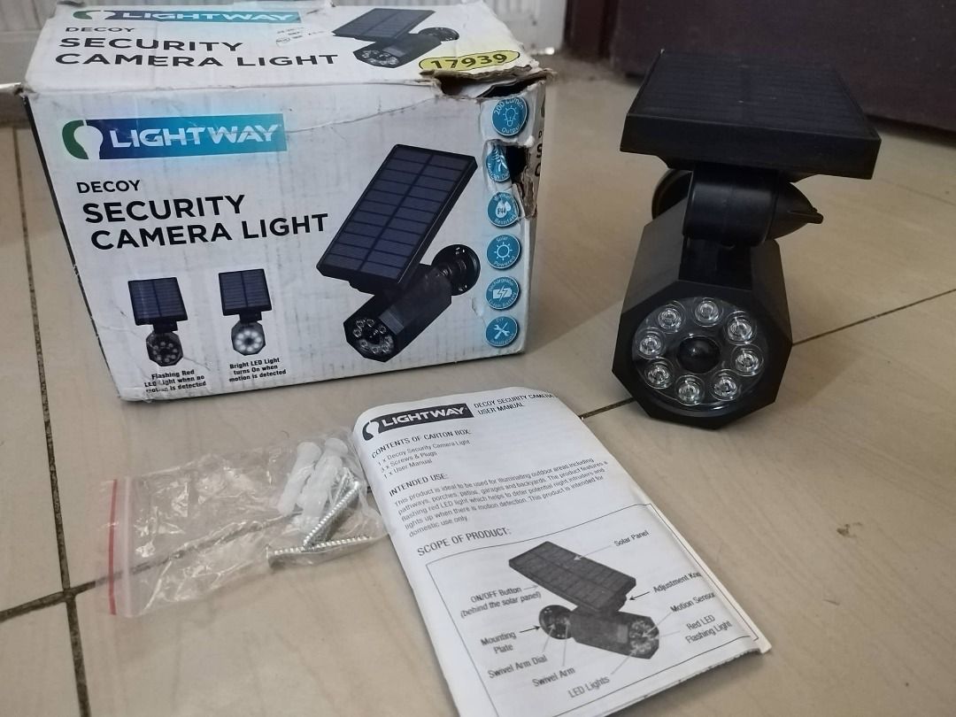 Decoy Security Camera Light, Furniture & Home Living, Lighting & Fans ...
