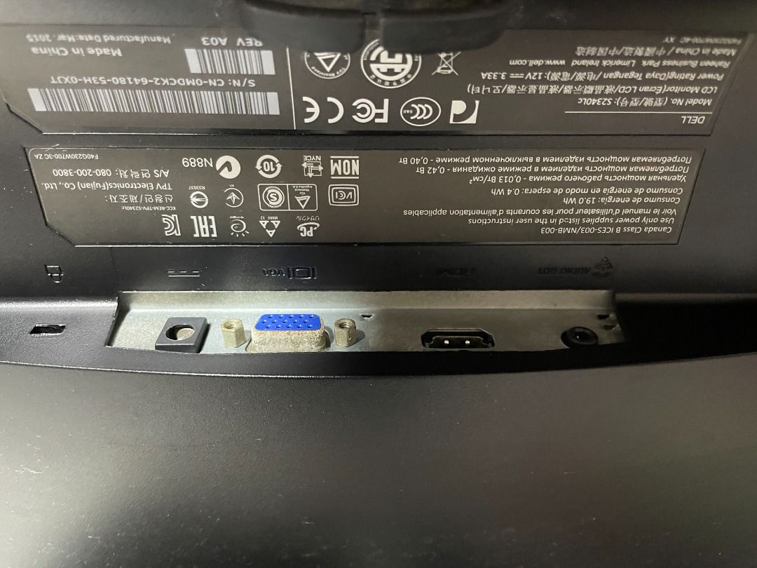 Dell S2340L Monitor 23inch, Computers & Tech, Parts & Accessories ...