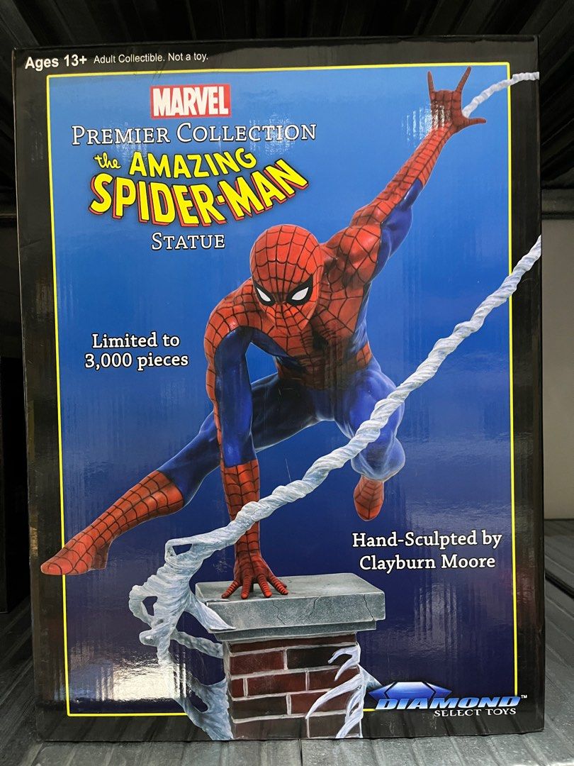 Diamond select statues for sale spider man iron man wolverine moon ...