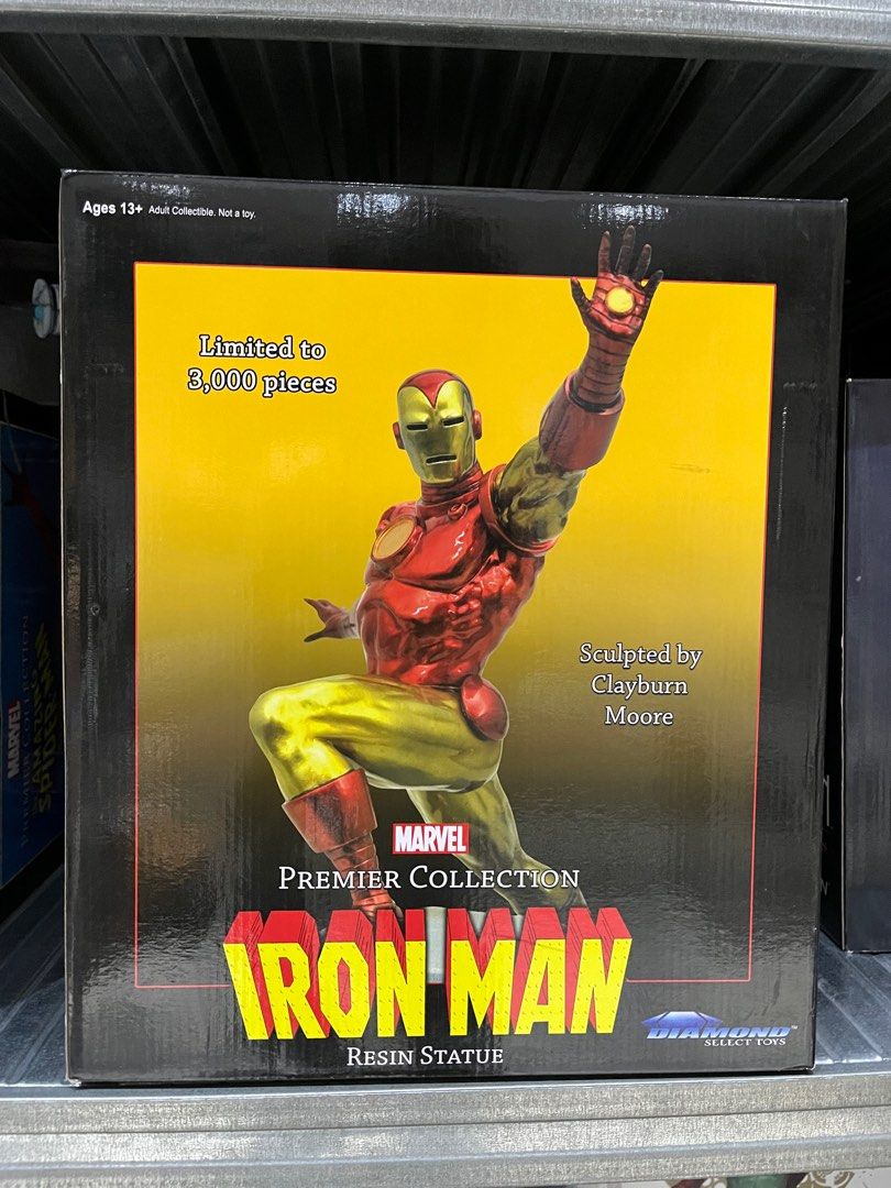 Diamond select statues for sale spider man iron man wolverine moon ...