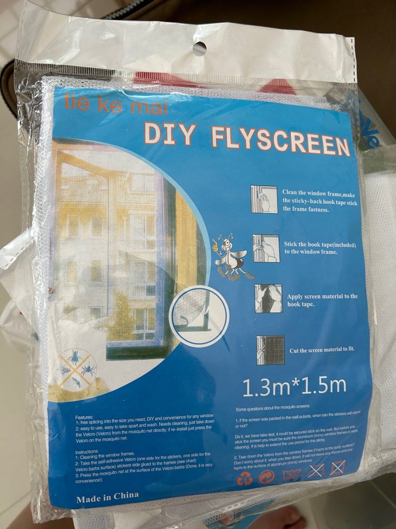 DIY insect screen, Furniture & Home Living, Home Improvement ...