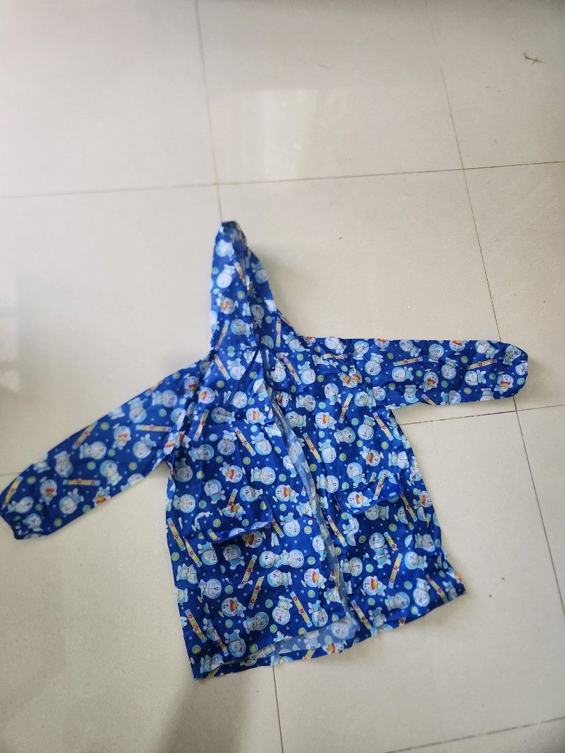 Doraemon Rain Coat, Babies & Kids, Babies & Kids Fashion on Carousell