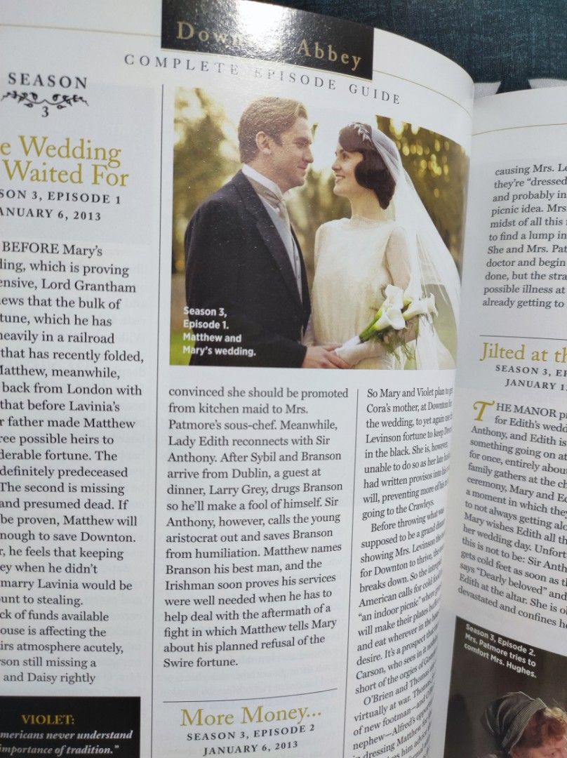 Downtown Abbey limited edition magazine on Carousell
