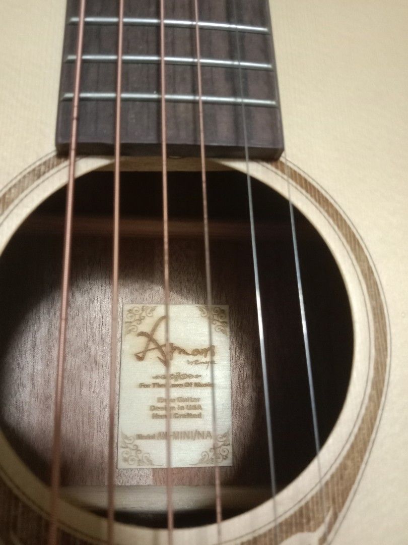 Emya 3/4 acoustic guitar, Hobbies & Toys, Music & Media, Musical ...