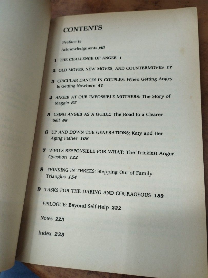 (ENG) The Dance Of Anger, Hobbies & Toys, Books & Magazines, Textbooks ...