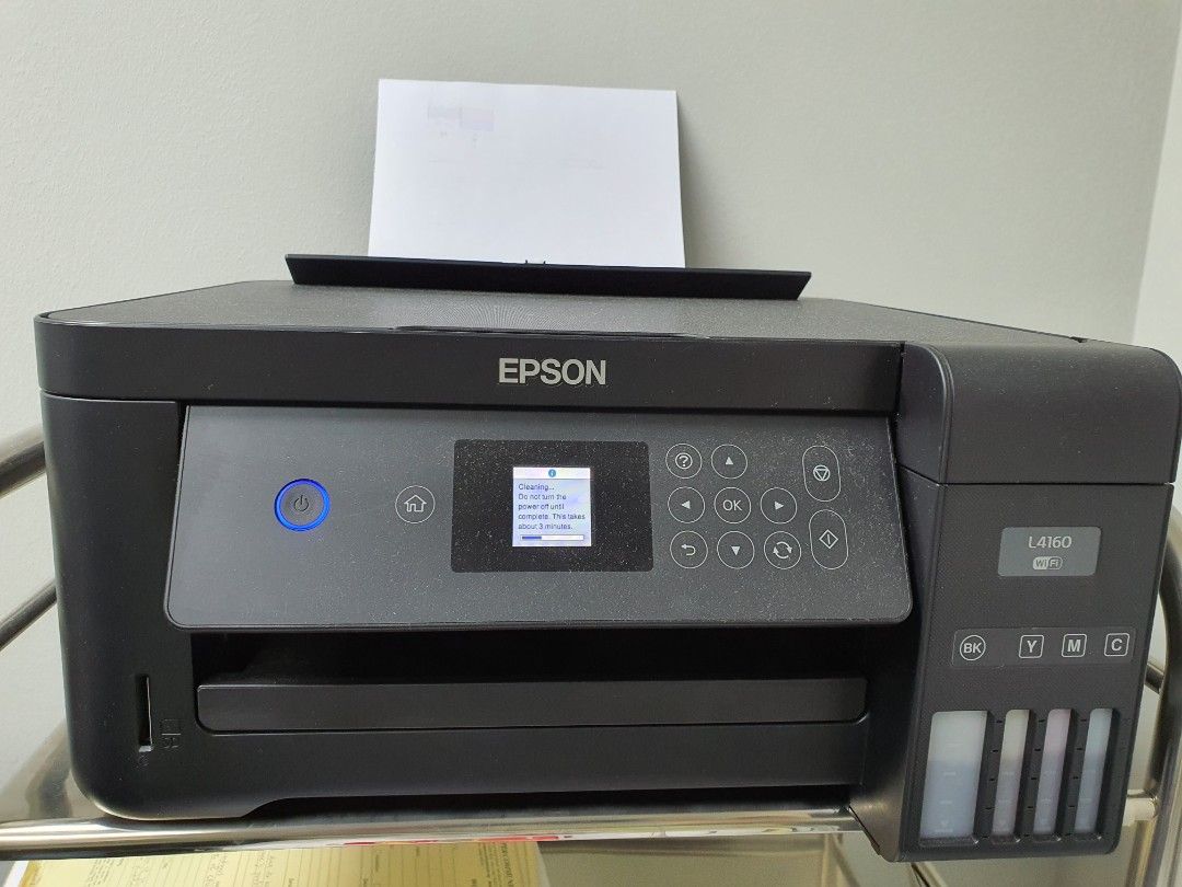 Epson L4160 EcoTank Printer Scanner, Computers & Tech, Printers ...
