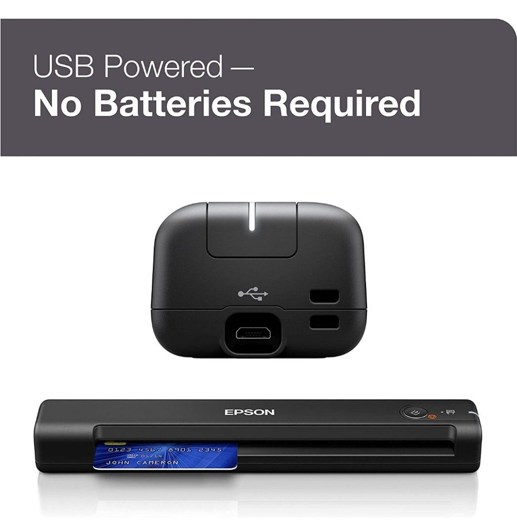 EPSON Portable Scanner ES-50, Computers & Tech, Printers, Scanners ...