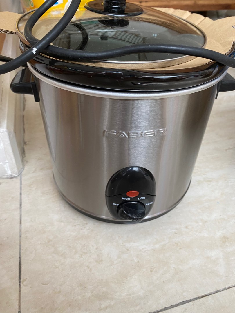 Faber slow cooker, TV & Home Appliances, Kitchen Appliances, Cookers on ...