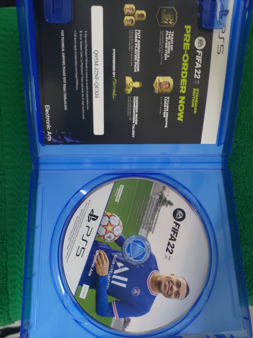 Fifa 22 - PS5 (Disc version), Video Gaming, Video Games, PlayStation on ...