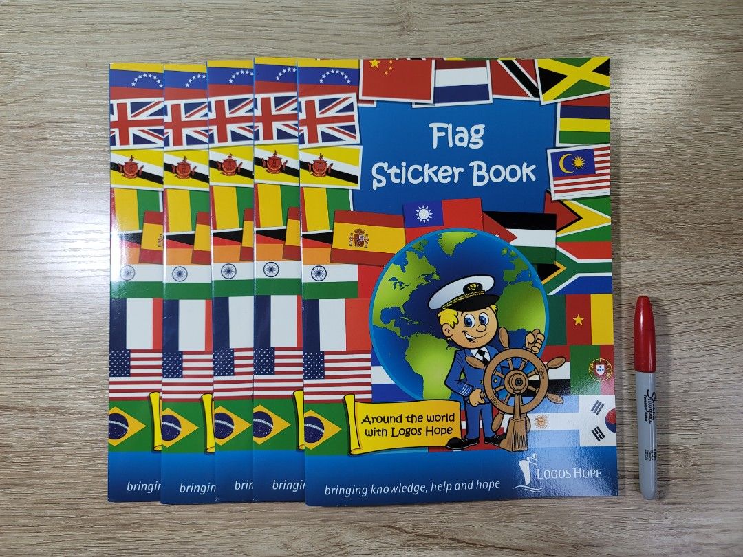 Flag Sticker Book on Carousell