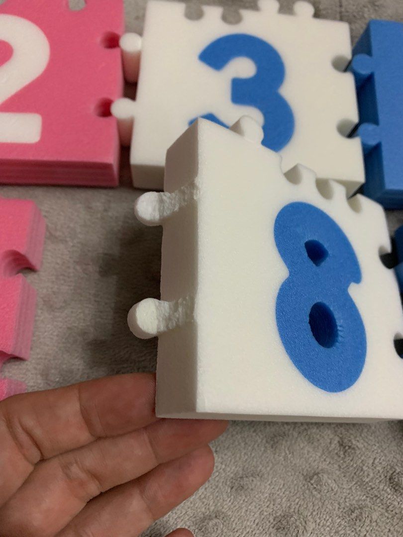 Foam puzzle numbers, Hobbies & Toys, Toys & Games on Carousell