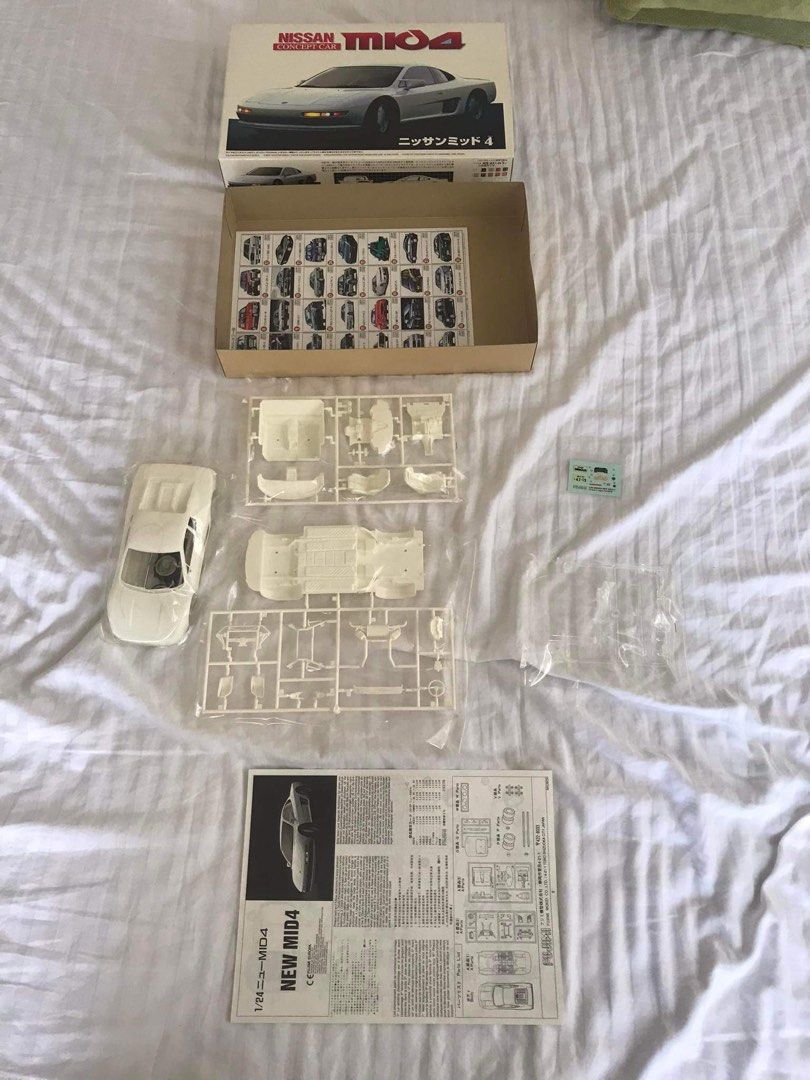 Fujimi Nissan MID4-II concept car model kit on Carousell
