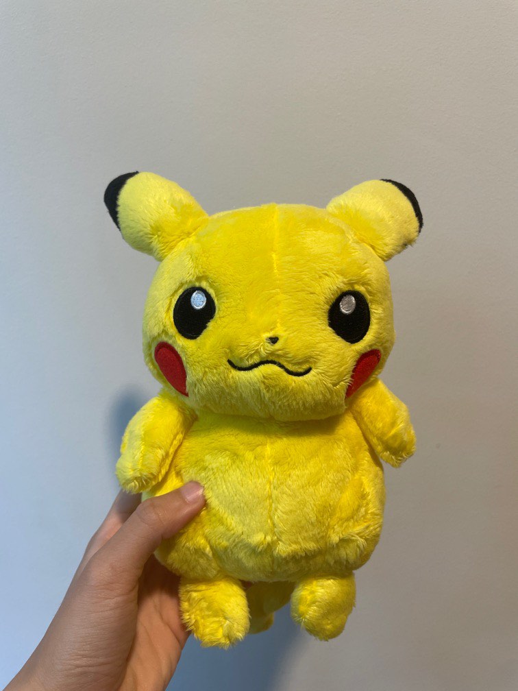 Furry Pikachu Plushie, Hobbies & Toys, Toys & Games on Carousell