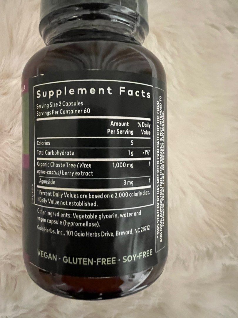 Gaia Herbs Vitex Berry Women (120 Phyto-Caps), Health & Nutrition ...