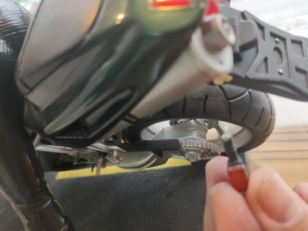 Gentle Giant Matrix Reloaded Trinity on Motorcycle Statue, Hobbies ...