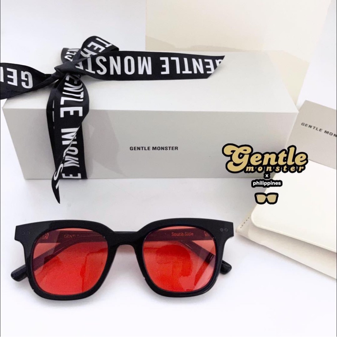 Gentle Monster South Side 01(Red) Sunglass with Complete Box Set, Women ...
