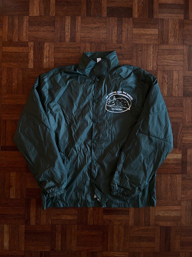 graphic green coach jacket, Men's Fashion, Coats, Jackets and Outerwear ...