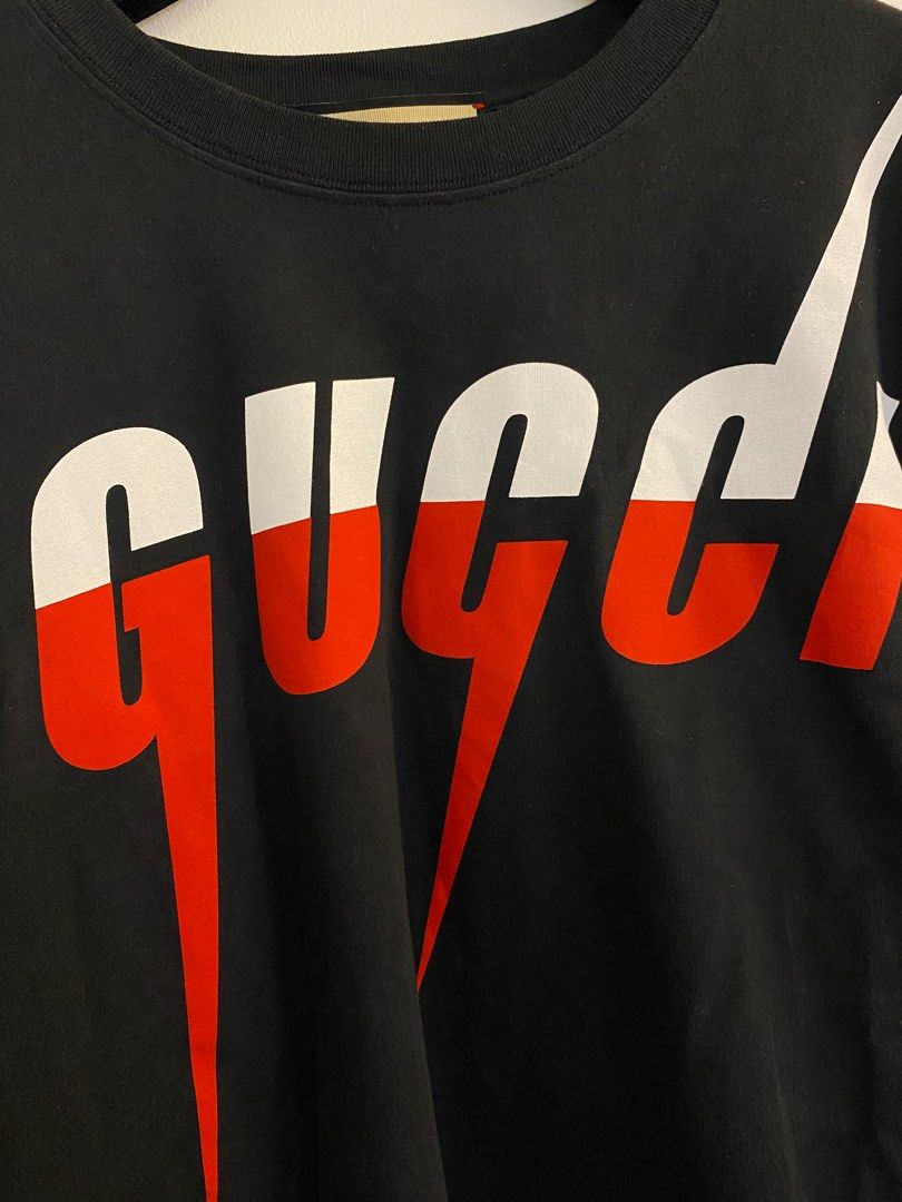 GUCCI BLADE OVERSIZED T-SHIRT, Men's Fashion, Tops & Sets, Tshirts ...