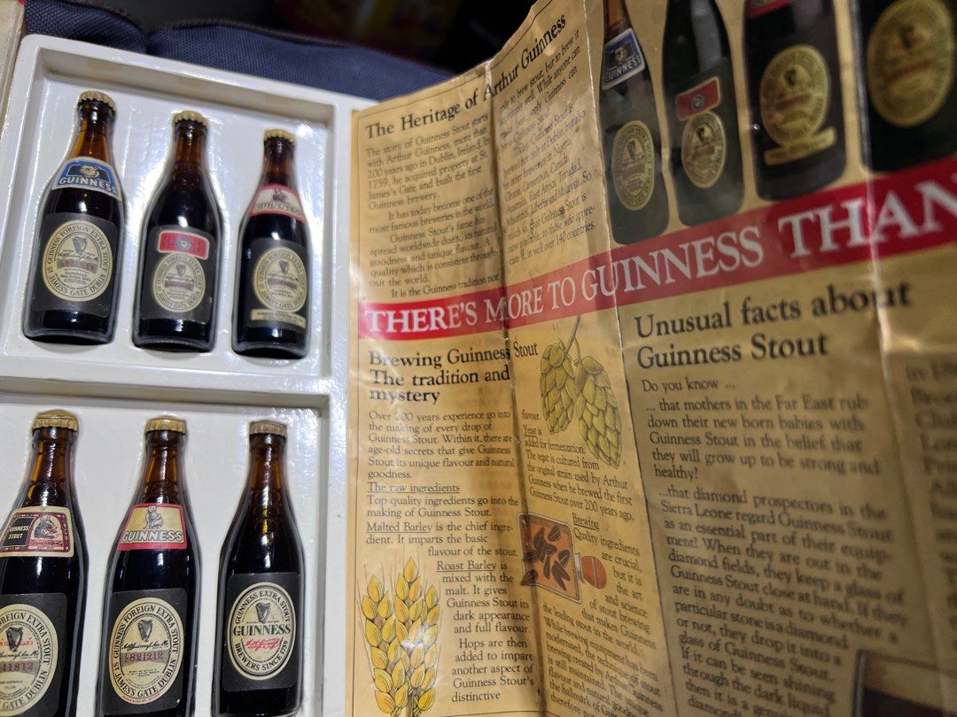 Guinness Sample Miniatures Bottle limited edition, Hobbies & Toys ...