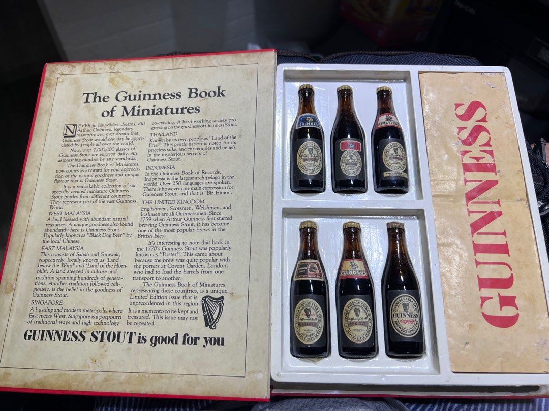 Guinness Sample Miniatures Bottle limited edition, Hobbies & Toys ...