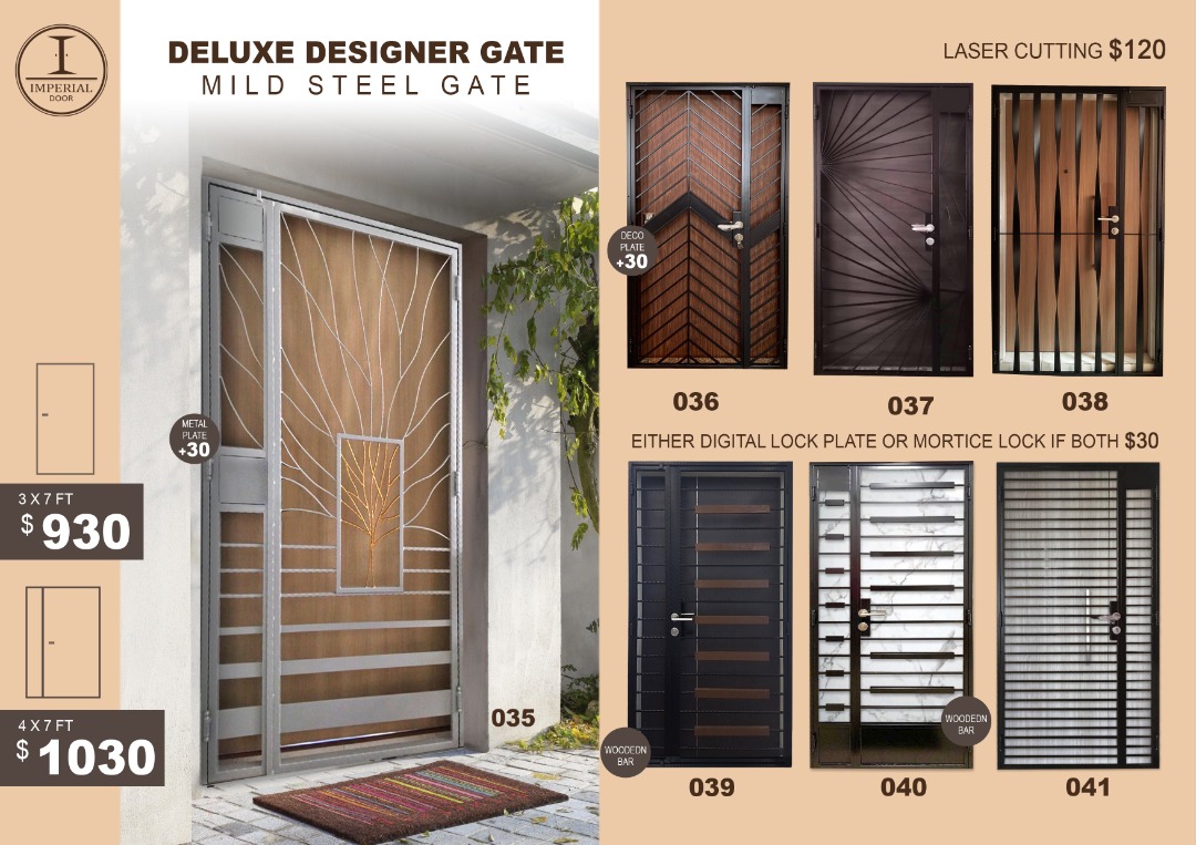 HDB Metal Gate / BTO Metal Gate, Furniture & Home Living, Security ...