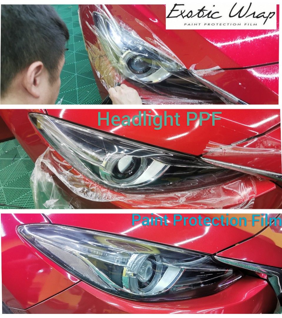 Headlights PPF /Tail Light PPF /STICKER/PPF /Drak Smoke, Car Accessories, Accessories on Carousell
