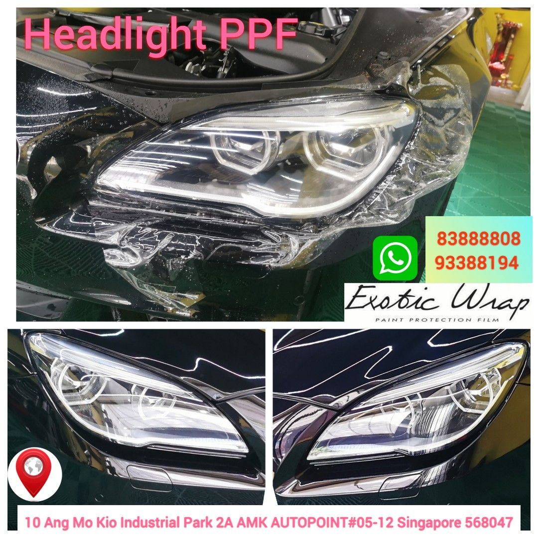 Headlights PPF /Tail Light PPF /STICKER/PPF /Drak Smoke, Car ...
