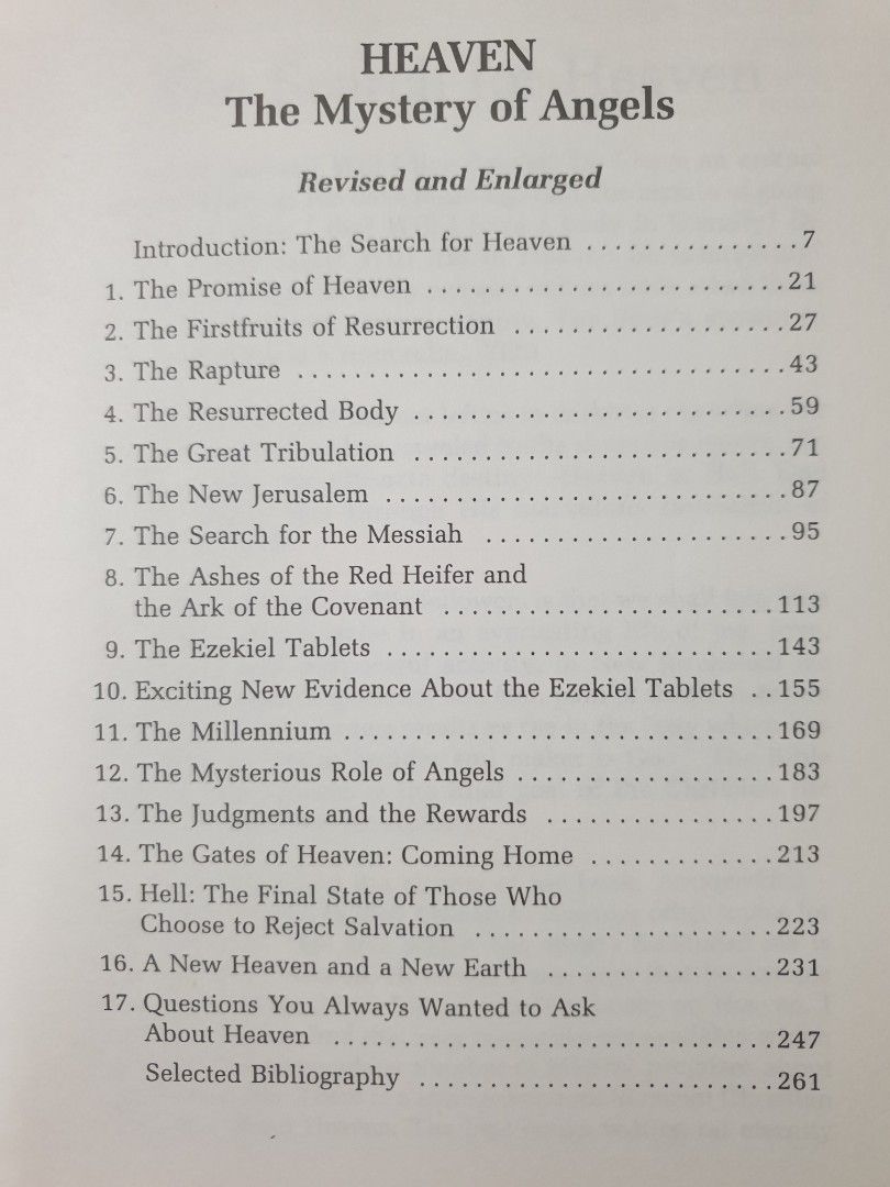 HEAVEN THE MYSTERY OF ANGELS - GRANT R. JEFFREY, Hobbies & Toys, Books ...