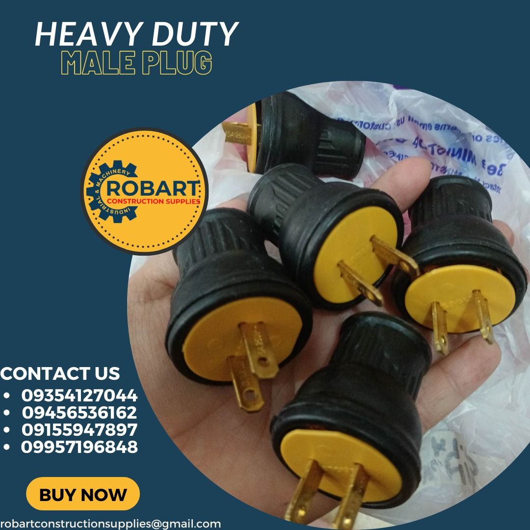 Heavy Duty Male Plug on Carousell