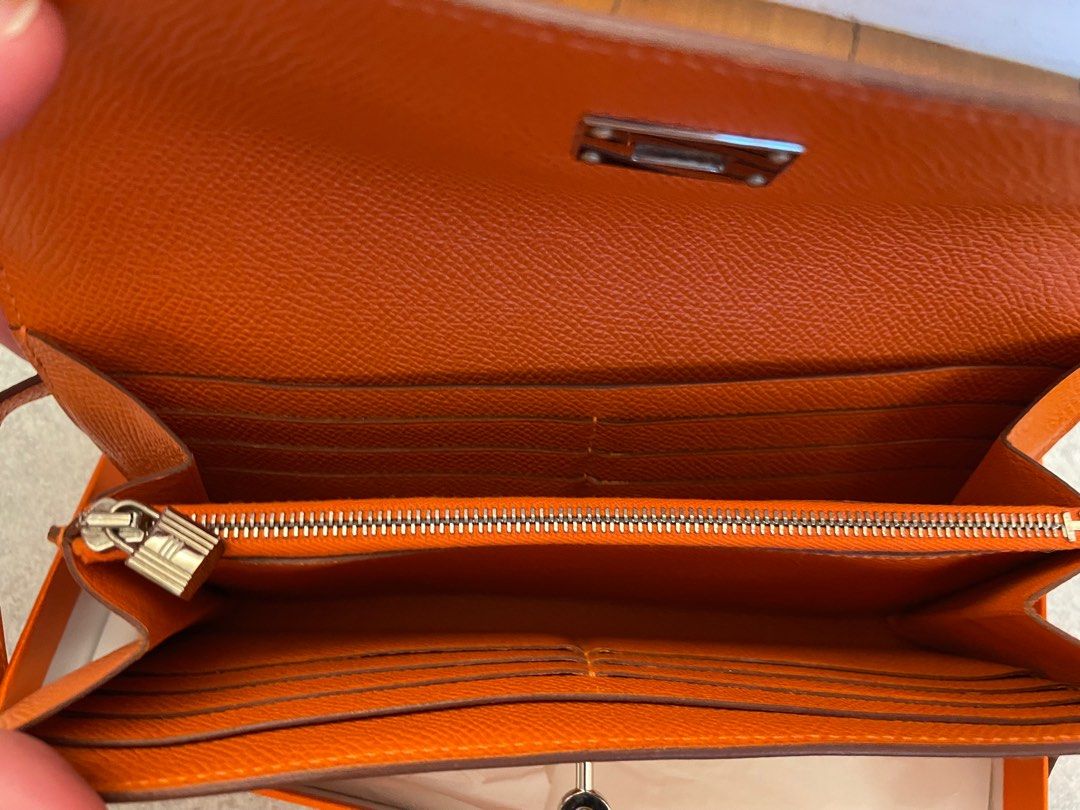 Hermes Kelly Wallet, Luxury, Bags & Wallets on Carousell