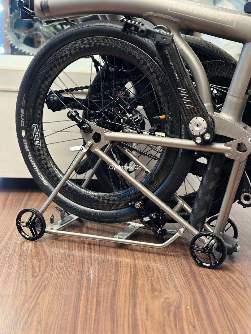 H&H Titanium Rack v5 for Brompton P/T Line, Sports Equipment, Bicycles ...