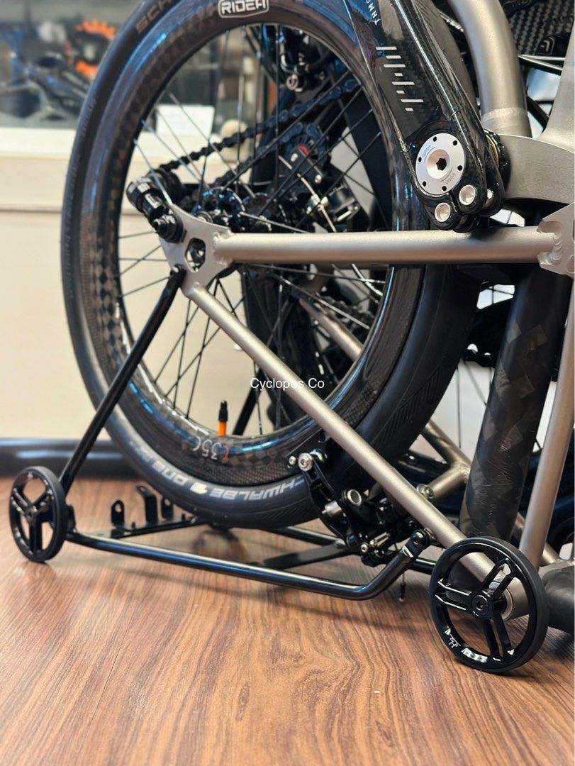 H&H Titanium Rack v5 for Brompton P/T Line, Sports Equipment, Bicycles ...