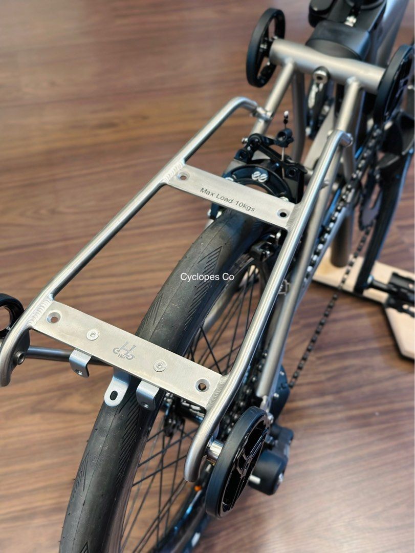 H&H Titanium Rack v5 for Brompton P/T Line, Sports Equipment, Bicycles ...