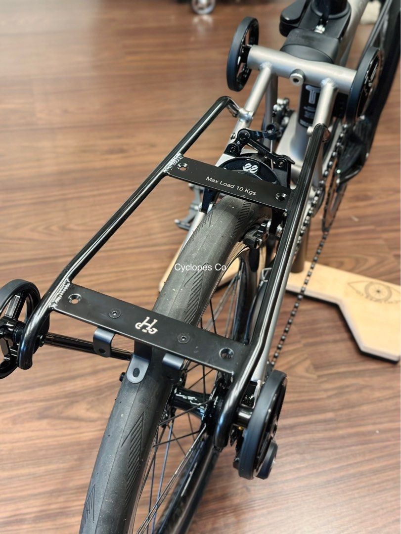 H&H Titanium Rack v5 for Brompton P/T Line, Sports Equipment, Bicycles ...