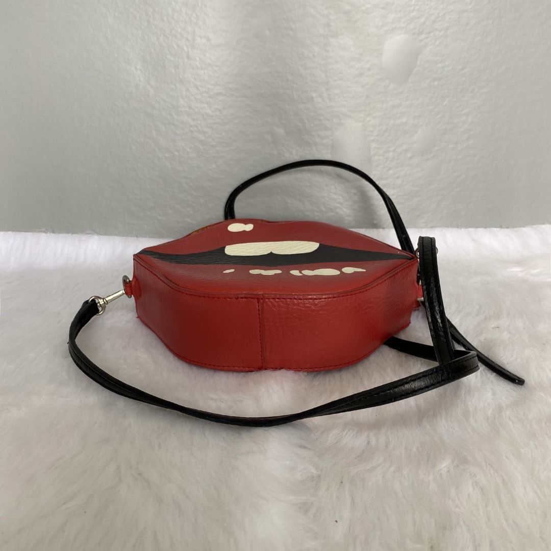 High Cheeks Red Lips Shaped Crossbody Bag on Carousell
