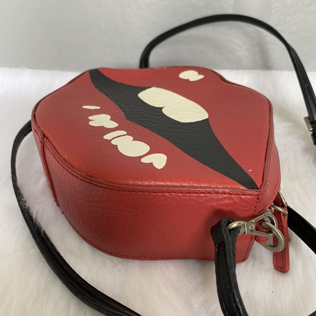High Cheeks Red Lips Shaped Crossbody Bag on Carousell