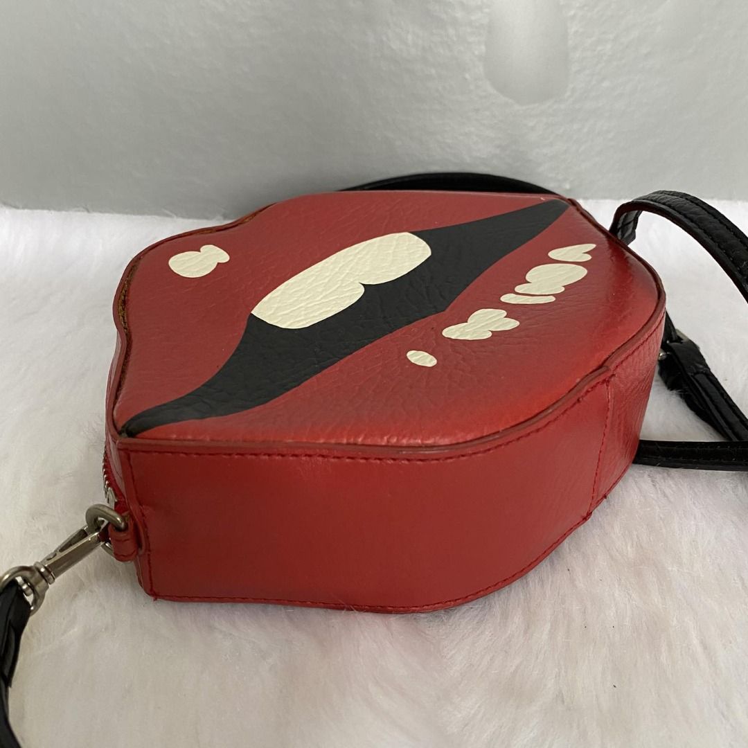 High Cheeks Red Lips Shaped Crossbody Bag on Carousell