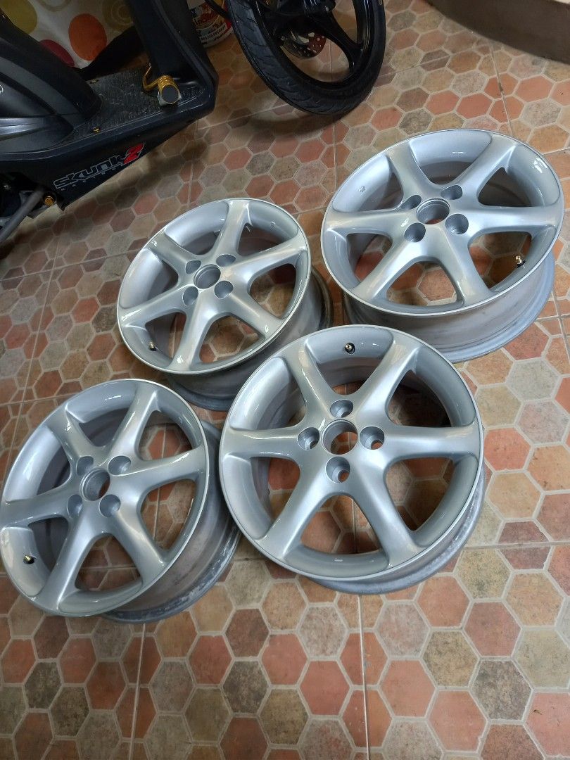 Honda 15s mags PCD 100 OFFSET 45 with 195x55xR15 Arivo Premio ARZ1, Car ...