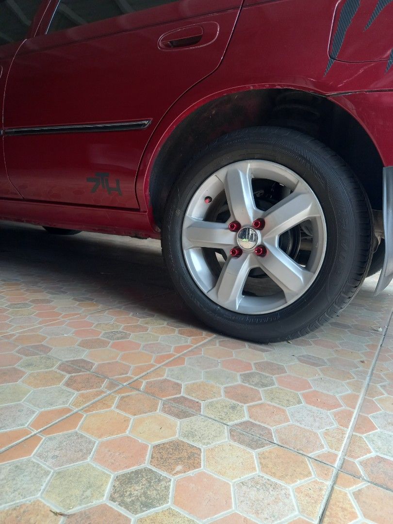 Honda 15s mags PCD 100 OFFSET 45 with 195x55xR15 Arivo Premio ARZ1, Car ...