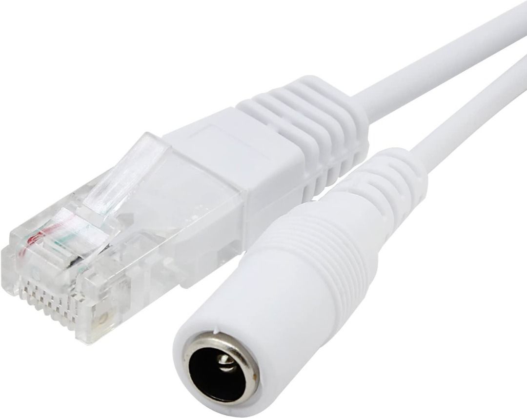 HSeaMall 1 Pair Passive Power over Ethernet RJ45 PoE Adapter Injector ...