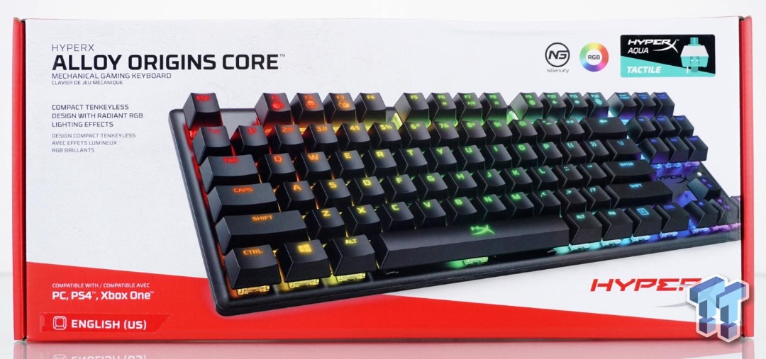 hyperx origins core tenkeyless gaming keyboard, Computers & Tech, Parts ...