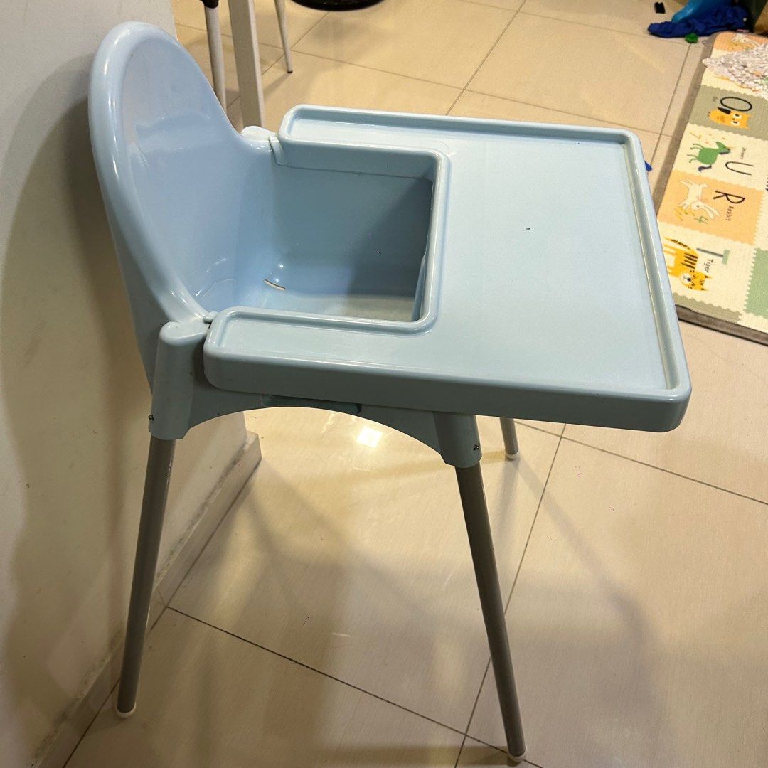 Ikea ANTILOP baby High Chair blue, Babies & Kids, Nursing & Feeding ...