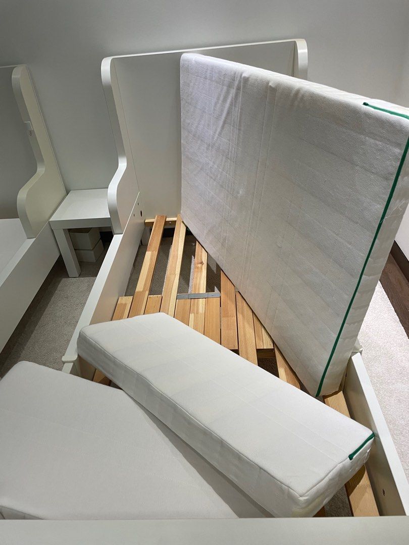 IKEA BUSUNGE Junior extendable beds, Furniture & Home Living, Furniture ...