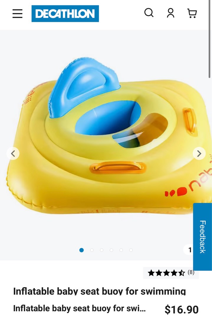 Inflatable Baby Float Swimming, Babies & Kids, Infant Playtime on Carousell